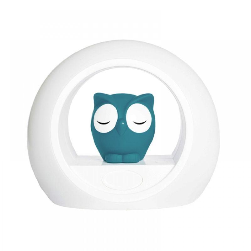 Nočna lučka sovica Lou - modra - Superbaby.si